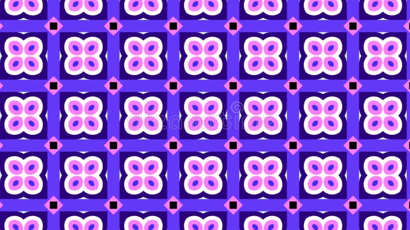 Seamless Pattern with Abstract Ornament Background Animation. Graphic ...