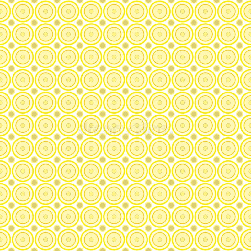 Seamless Pattern of Abstract Pastel Yellow and Lilac Circles on a Light ...