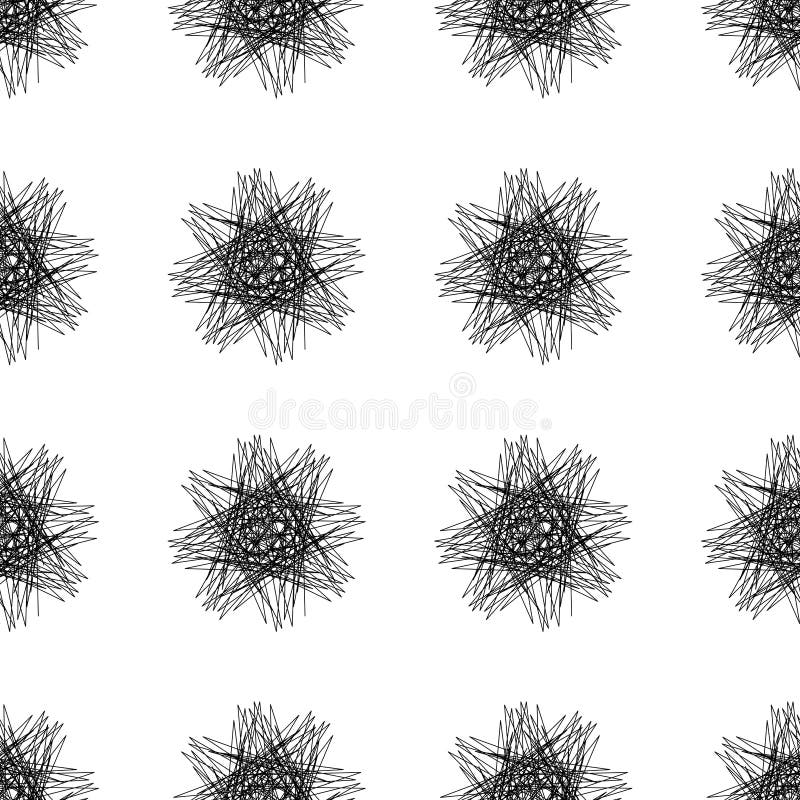 Seamless Pattern of Abstract Polygonal Broken Lines Stock Vector ...