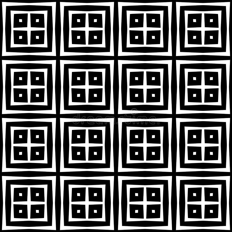 Abstract Thin Line Checkered Seamless Pattern. Linear Ornamental ...