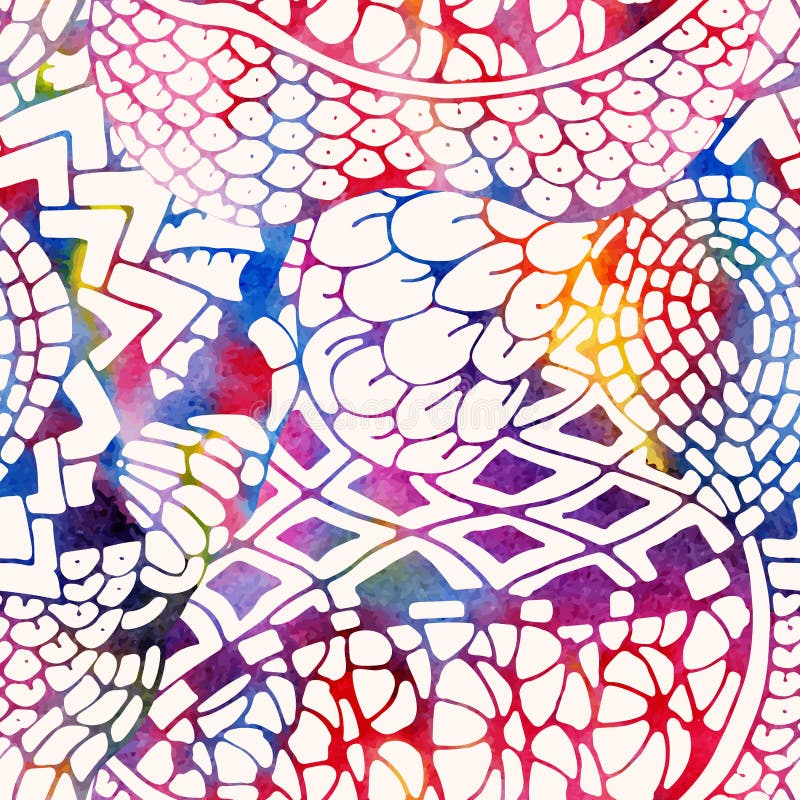 Seamless pattern stock vector. Illustration of decorative - 48869177