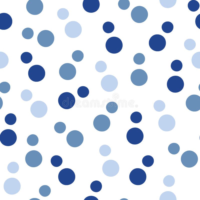 Seamless Pattern with Air Bubbles Silhouettes. Stock Illustration ...