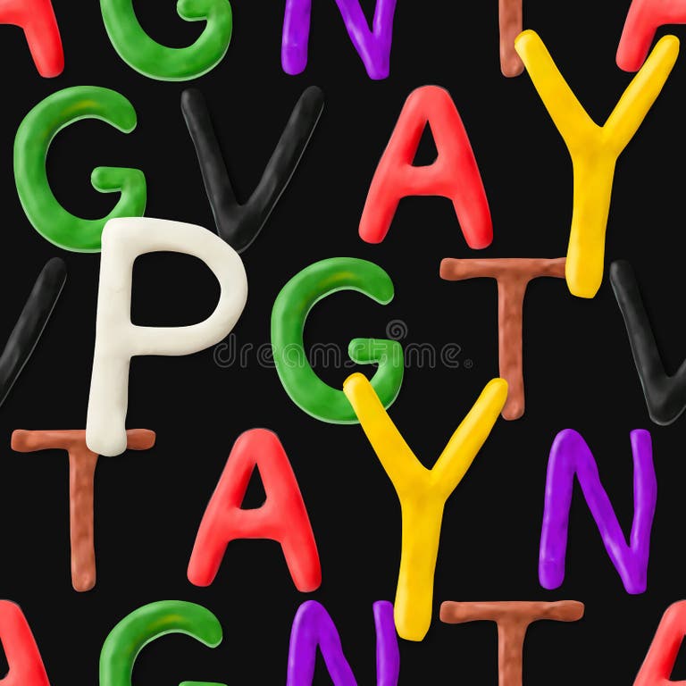 Modeling Clay Letters Stock Illustrations – 208 Modeling Clay Letters ...