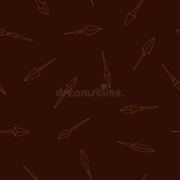 Seamless Pattern with Ancient Egyptian Symbol Winged SunSeamless Pattern with Ancient Arrowheads ...