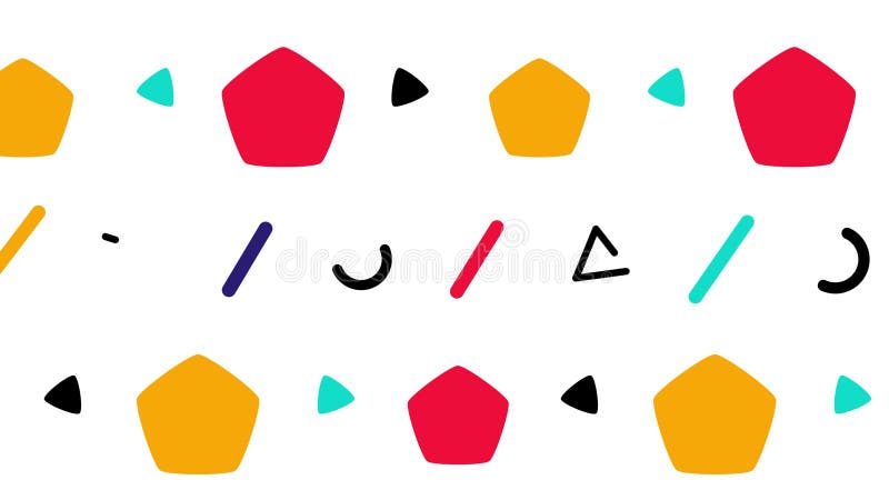 Seamless Pattern Animated Background Stock Video - Video of funky ...