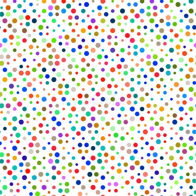 Random Rainbow Dots Pattern Seamless Stock Illustrations – 174 Random ...