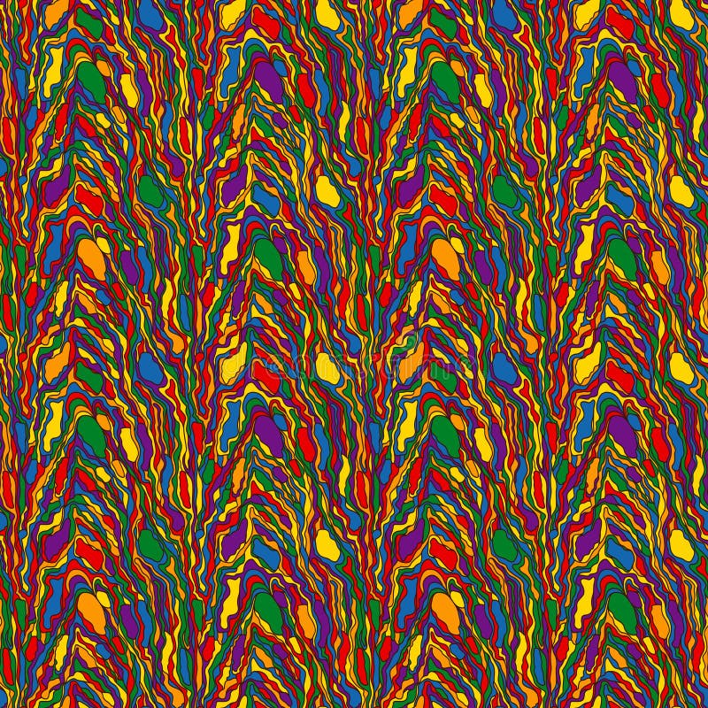 Seamless Pattern As Abstract Multicolor Mosaic Stock Vector ...