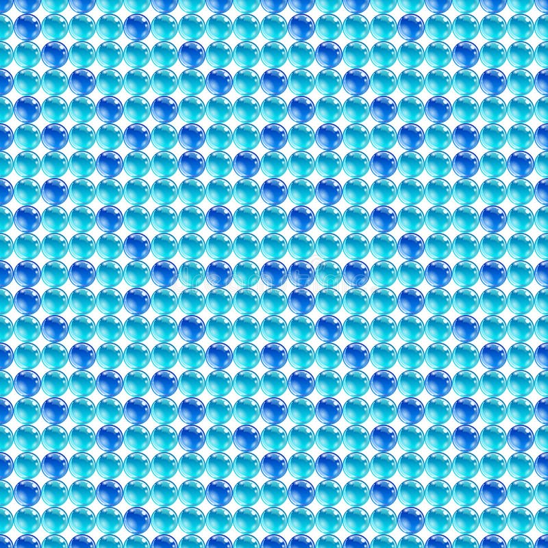 Seamless Pattern As Tile Made of Glass Spheres. Stock Illustration ...