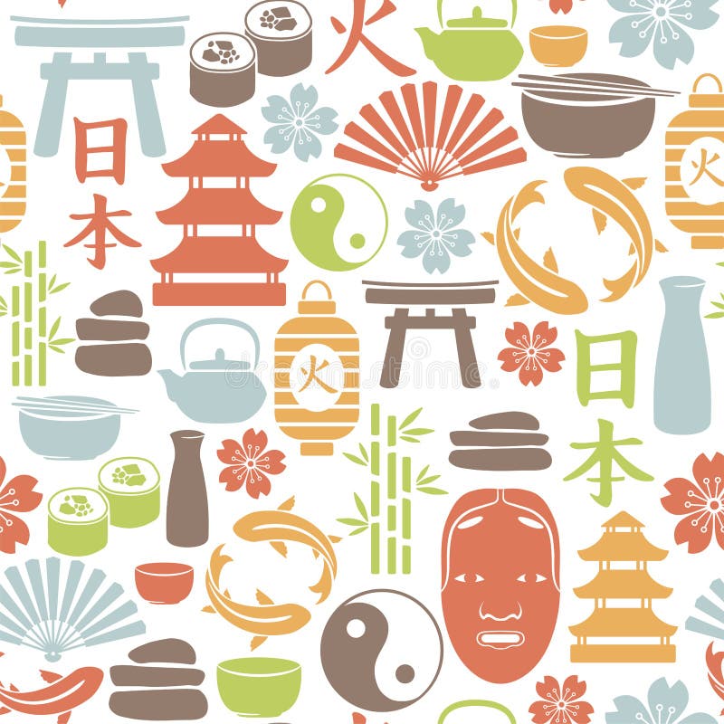 Asian pattern stock vector. Illustration of sake, east - 29877717