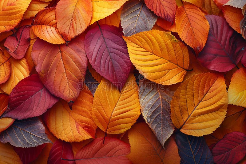 A Seamless Pattern of Autumn Leaves for Backgrounds or Wallpaper ...