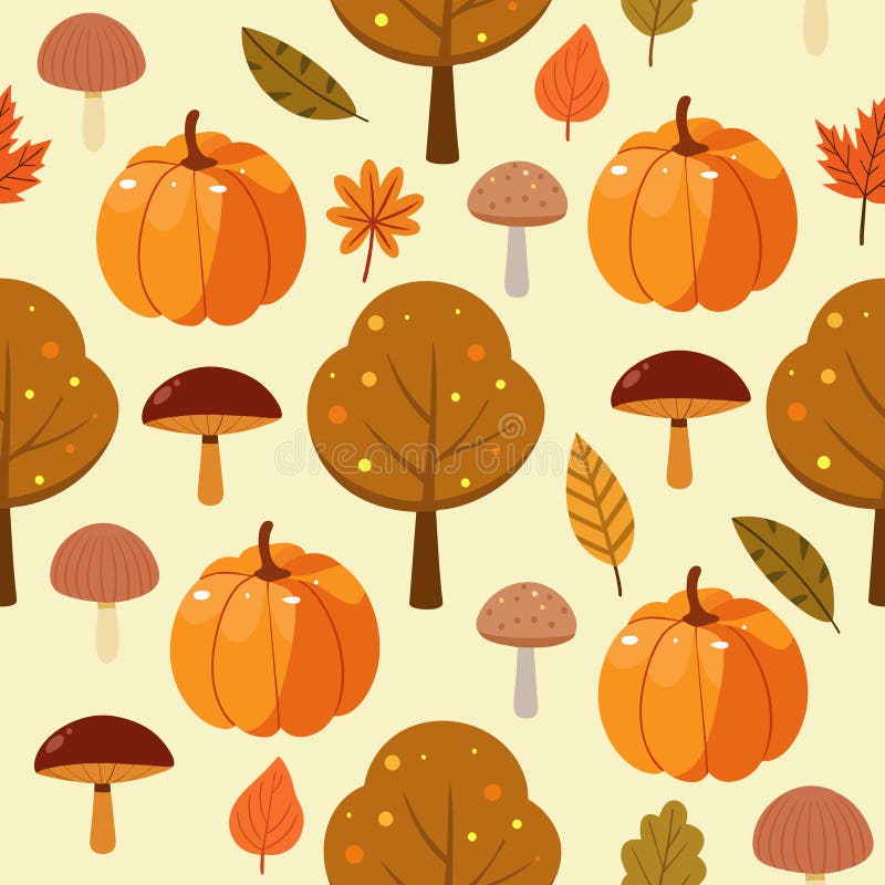 Set of autumn objects. stock vector. Illustration of food - 329368312