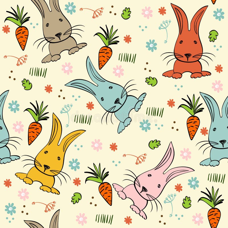 Seamless pattern stock vector. Illustration of cheerful - 44515880