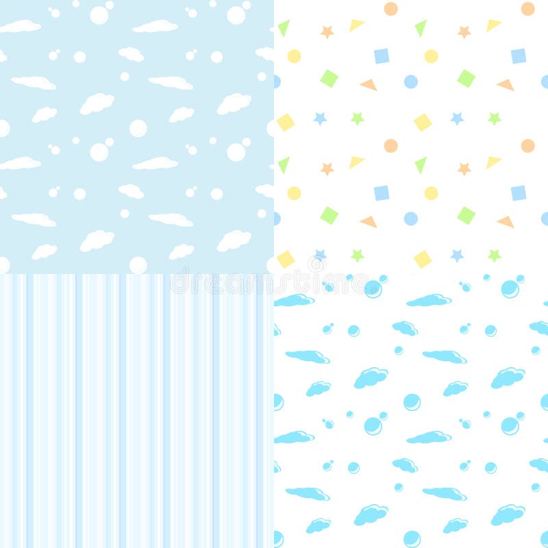 Seamless Pattern for Baby Boys Stock Vector - Illustration of brown ... Seamless Pattern for Baby Boys Stock Vector - Illustration of brown ...