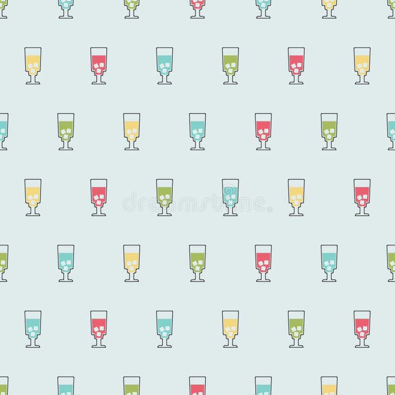 Alcoholic Drinks Pattern Stock Illustrations – 1,669 Alcoholic Drinks ...