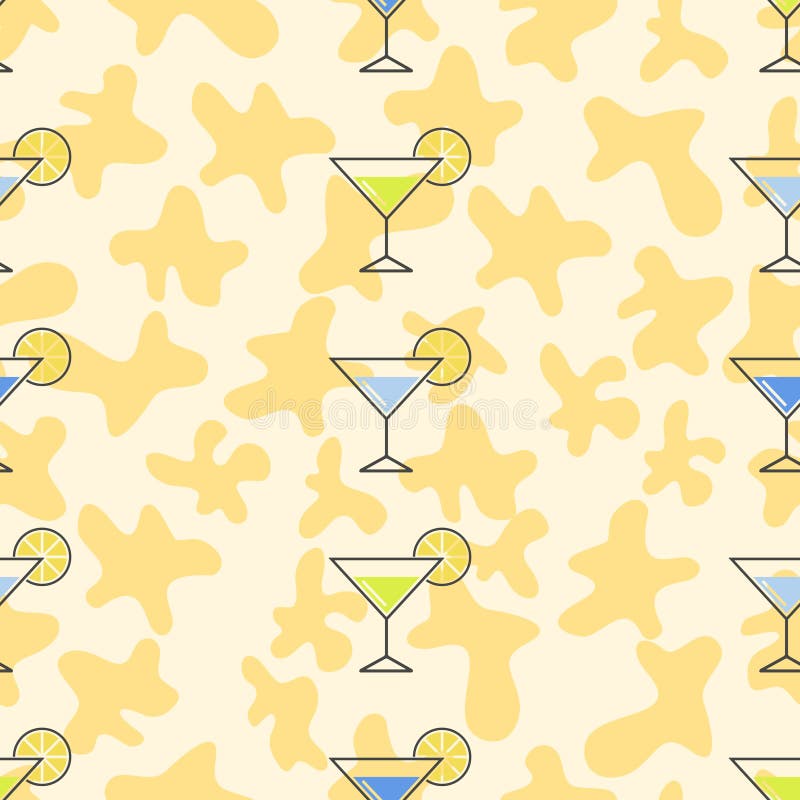 Vector martini glass stock vector. Illustration of glass - 175716061