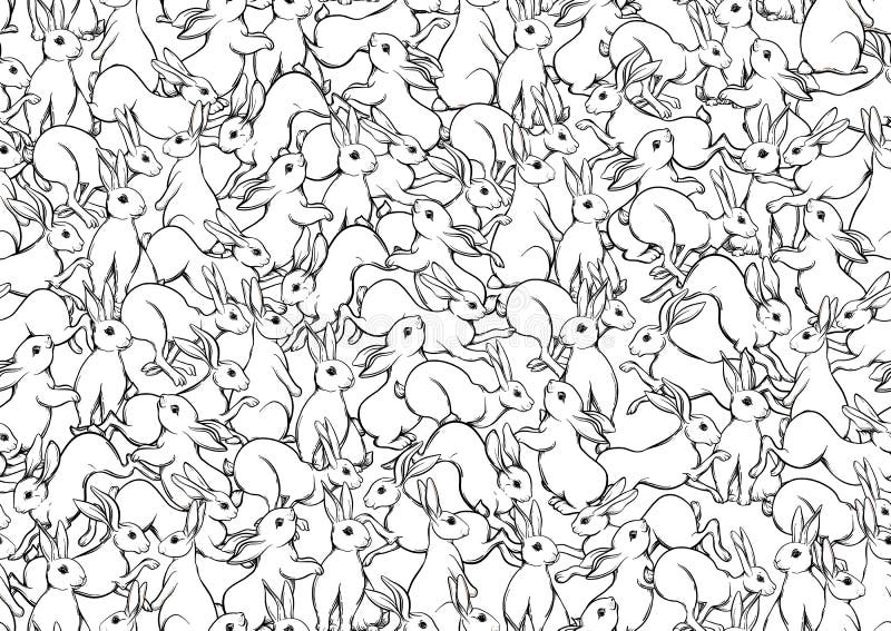 Outline Hares Stock Illustrations – 210 Outline Hares Stock ...