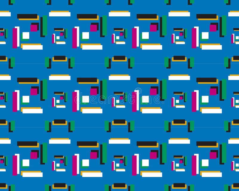 Seamless Pattern Background of Geometric Shape Stock Vector ...