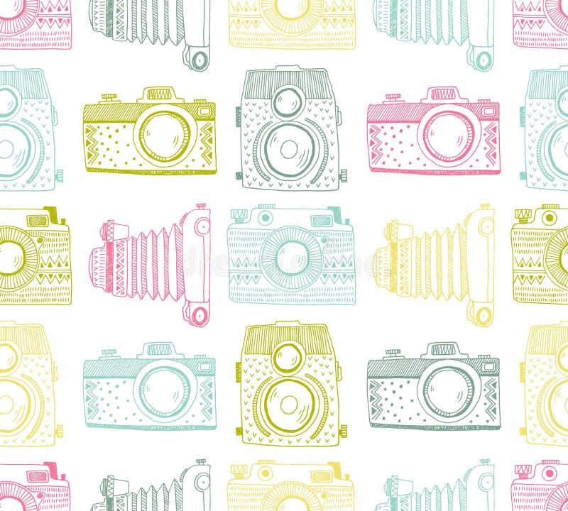 Ornamental Retro Photo Camera and Stylish Lettering - Collect Sweet ...