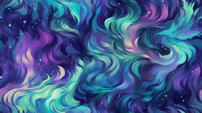 Seamless Pattern Background Inspired by the Ethereal and Otherworldly ...