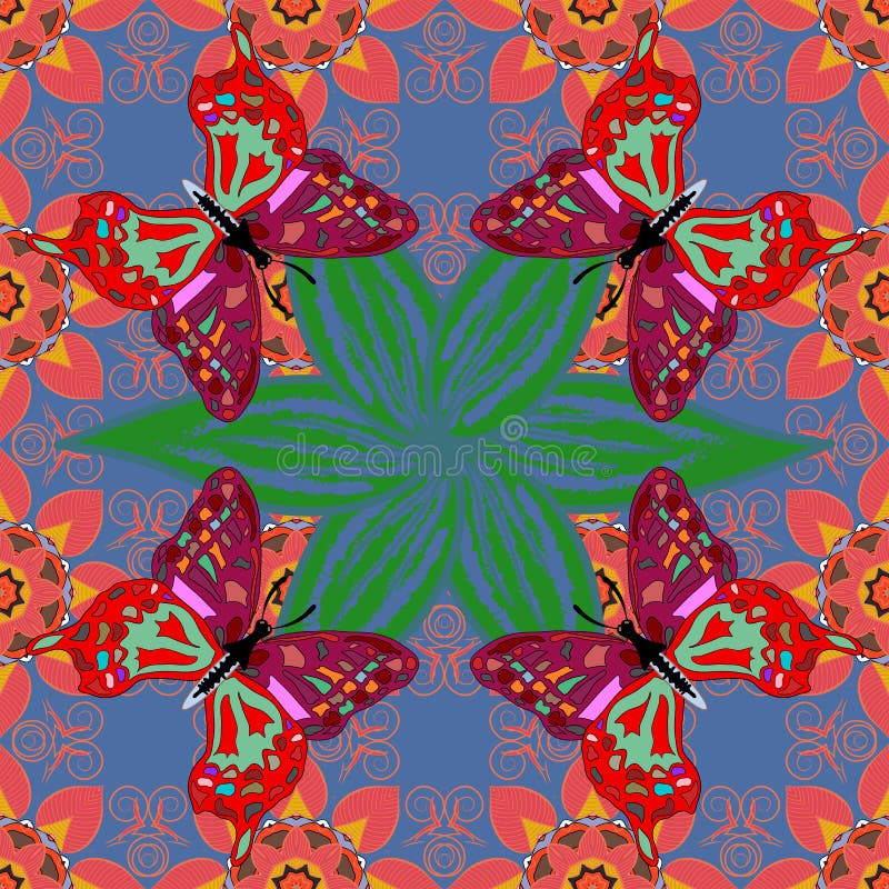 Flamboyant Petals Stock Illustrations – 131 Flamboyant Petals Stock ...