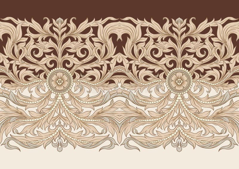 Seamless Renaissance wood stock image. Image of renaissance - 60307427