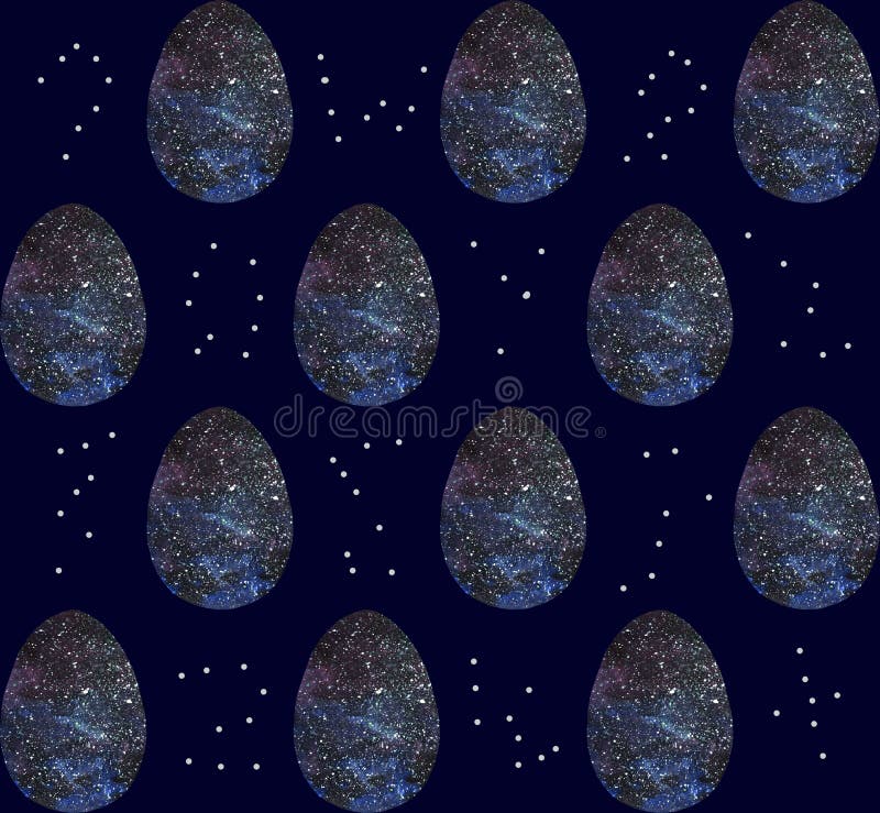 Seamless Pattern, Backgrounds, Textures of Colored Abstract Easter Eggs ...