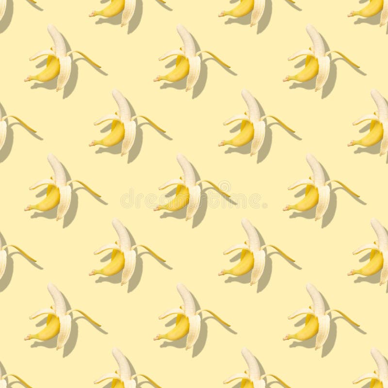 Seamless Pattern with Banana. Abstract Background Stock Illustration ...