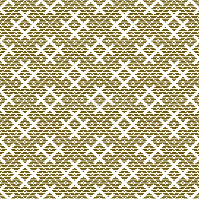 Seamless Pattern Based on Japanese Traditiolal Craft Kogin Stock Vector ...