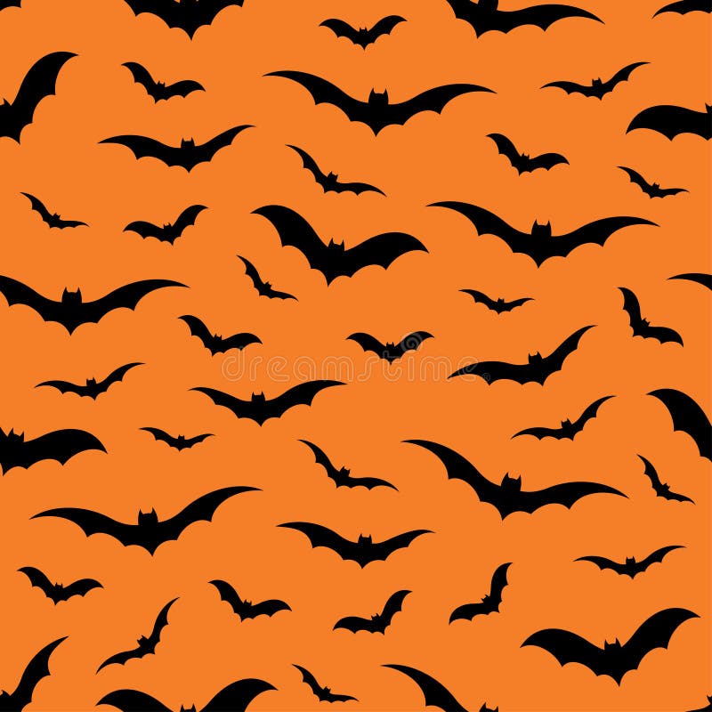 Seamless pattern with bats stock vector. Illustration of animal - 159353026