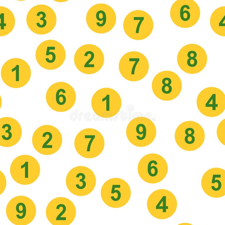 Seamless Pattern with Beautiful Numbers. Algebra and Geometry ...