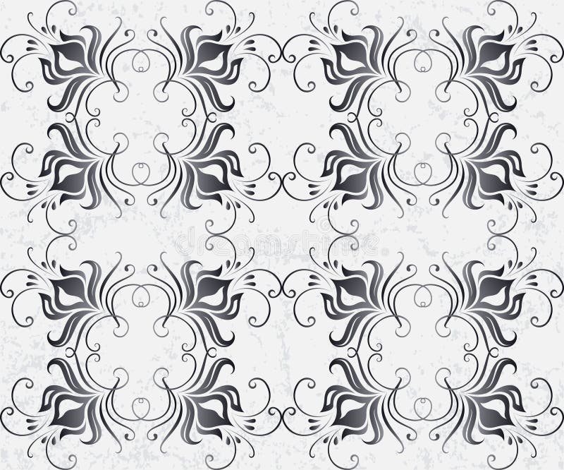 Seamless Pattern with Beauty Flower Stock Vector - Illustration of ...