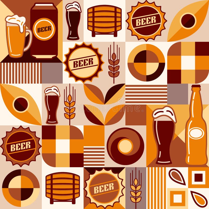 Cover Beer Seamless Pattern Stock Photos - Free & Royalty-Free Stock ...