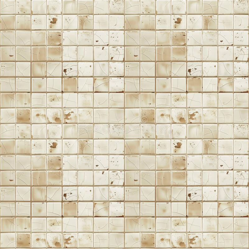 Seamless Pattern with Beige Ceramic Square Tile Texture. Stock ...