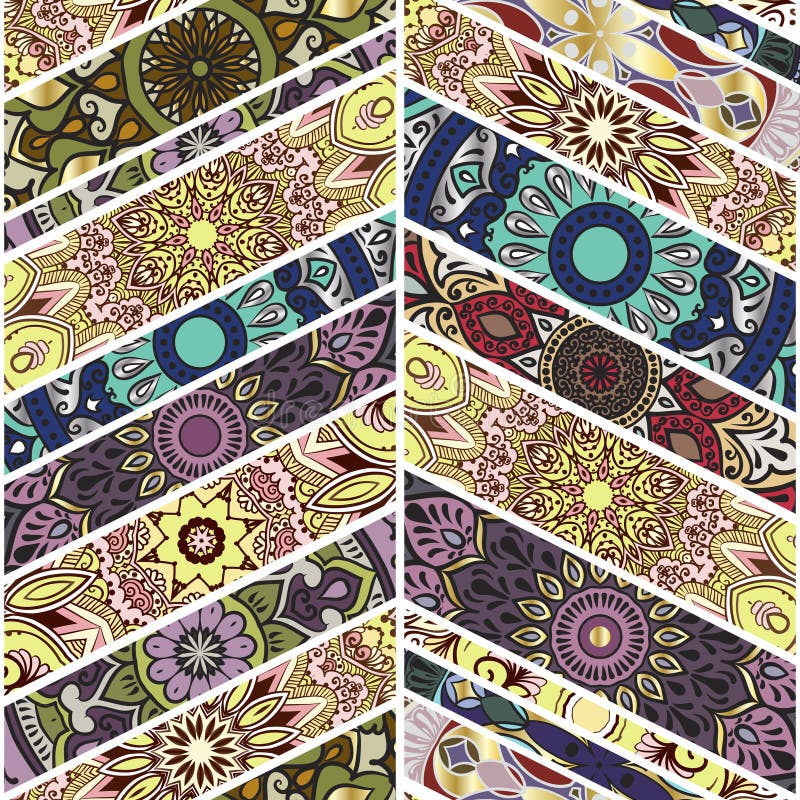 Seamless Pattern from Beveled Rectangles Stock Vector - Illustration of ...