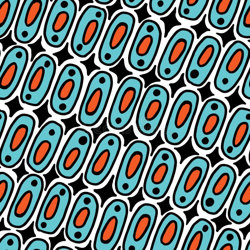 Seamless Pattern of Biological Tissue 03 Stock Illustration ...