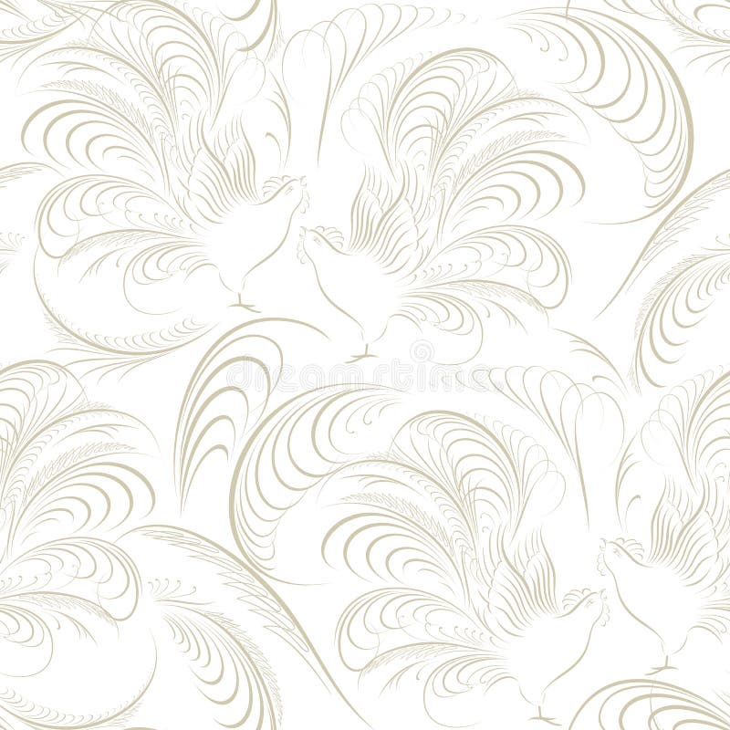 Seamless Pattern with Birds. Lightweight Elegant Design for Fabric and ...