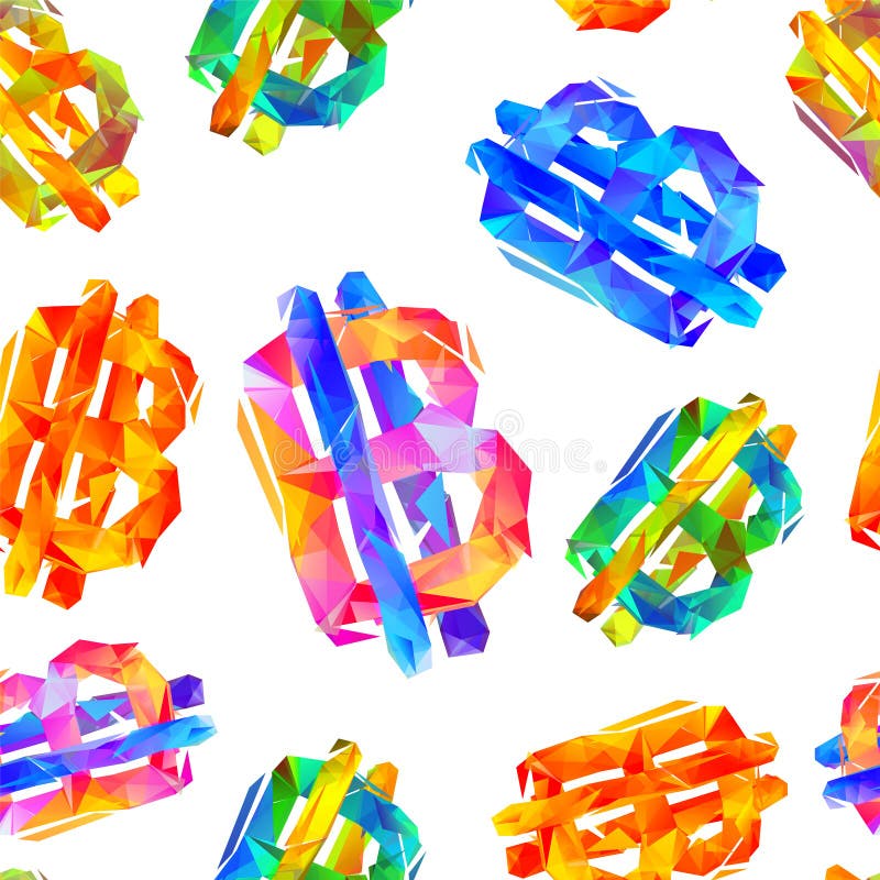 Seamless Pattern - Bitcoin Sign Stock Vector - Illustration of bitcoin ...