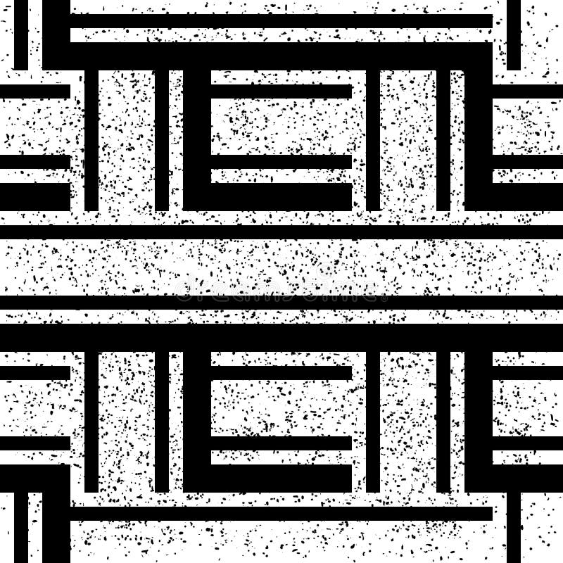 2331 Seamless Pattern with Black Bands, Modern Stylish Image. Stock ...