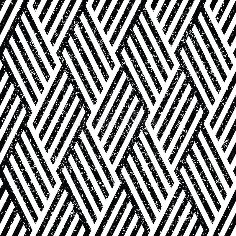 Seamless Pattern with Black Bands 5688, Modern Stylish Image. Stock ...