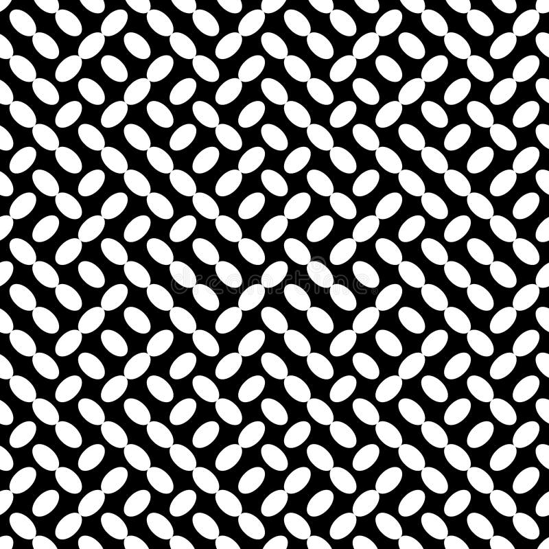 Seamless Pattern with Black Ellipses, Modern Stylish Image. Stock ...