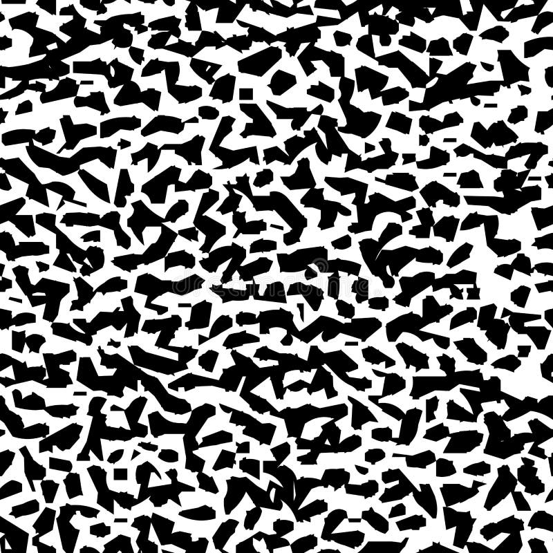 Seamless Pattern Black Engraved Dots and Spots in Vintage Style Stock ...