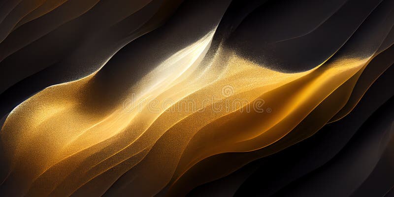 Seamless Pattern of Black and Gold Stripes with Sandy Texture Stock ...