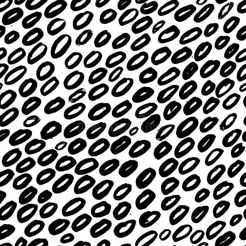 Seamless Pattern with Black Hand Draw Ellipses Stock Vector ... Seamless Pattern with Black Hand Draw Ellipses Stock Vector ...