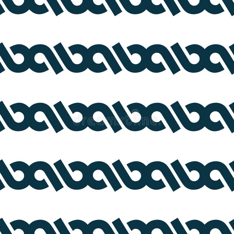 Seamless Pattern with Black Infinity Symbol, Modern Stylish Image ...