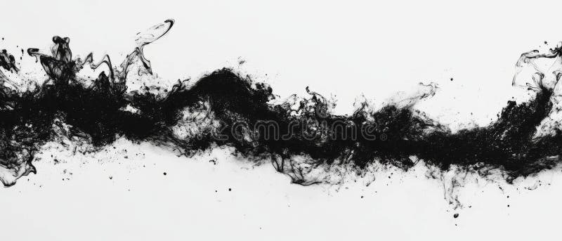 Seamless Pattern of Black Ink Applied with a Sponge on a Textured White ...