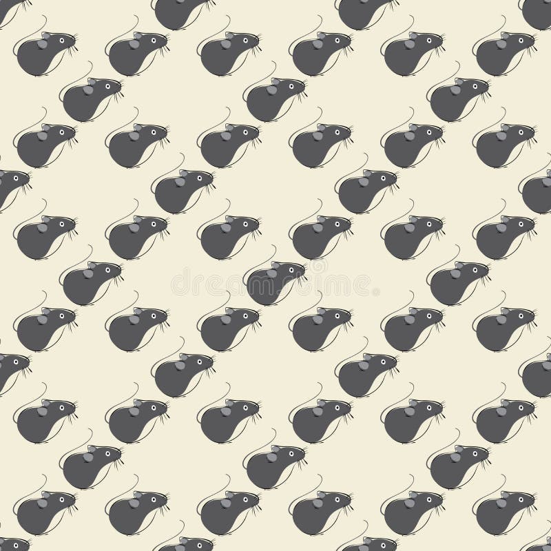 Seamless Pattern with Black Mice(texture4), Modern Stylish Image. Stock ...