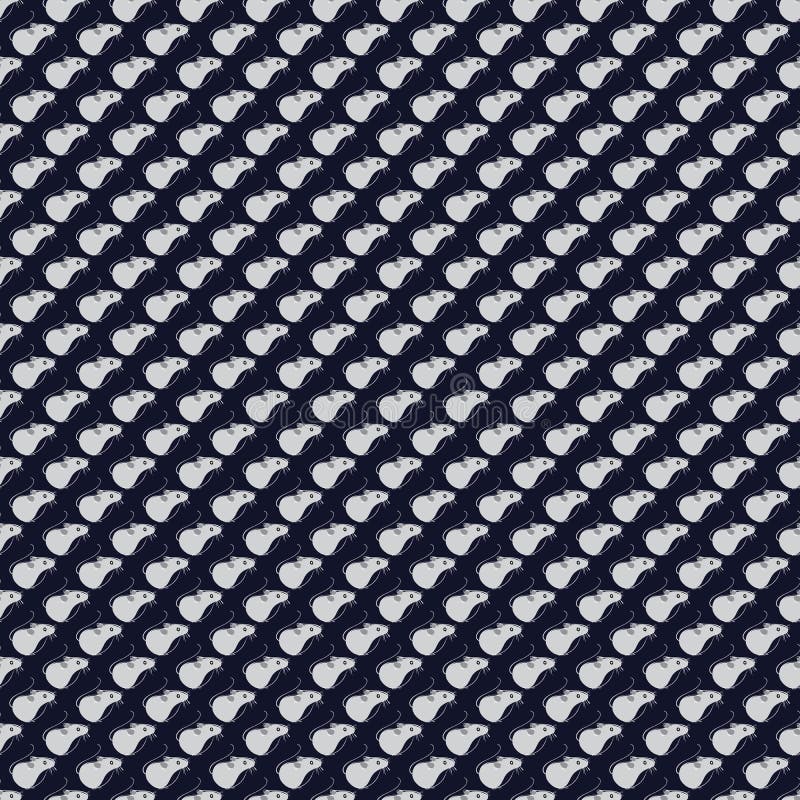 Seamless Pattern with Black Mice(texture2), Modern Stylish Image. Stock ...