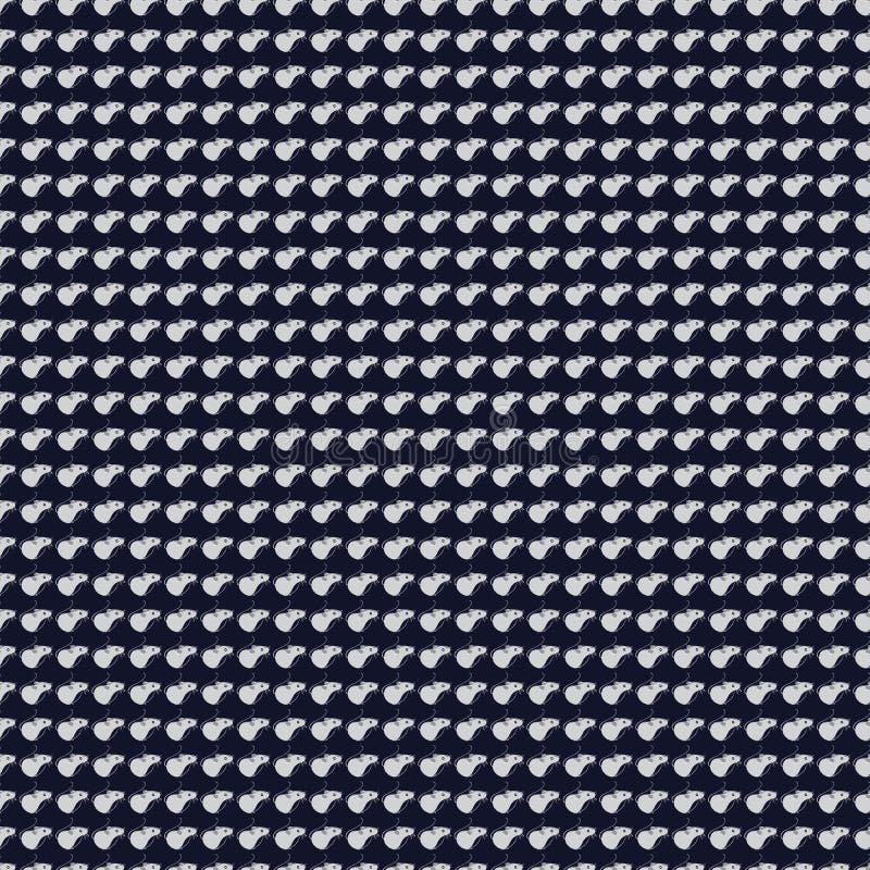 Seamless Pattern with Black Mice(texture3), Modern Stylish Image. Stock ...