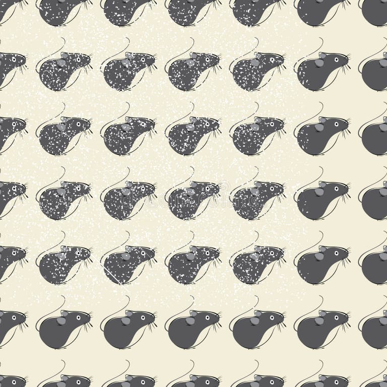 Seamless Pattern with Black Micetexture1 7563, Modern Stylish Image ...