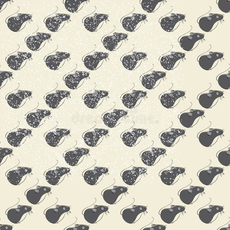 Seamless Pattern with Black Micetexture4 7567, Modern Stylish Image ...
